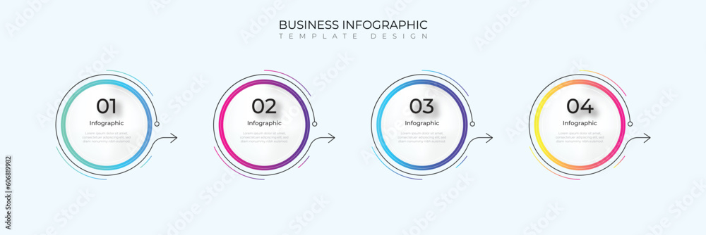infographic business design template vector for infographic timeline ...