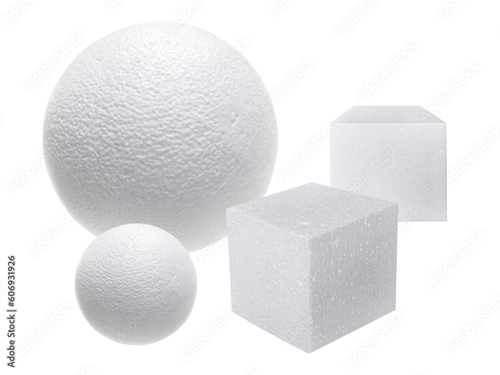 Styrofoam cube. transparent background Stock Photo | Adobe Stock