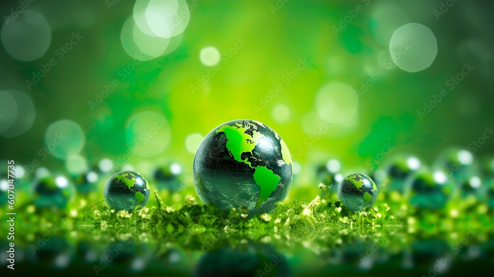 Green world background with Copy space, Preserving Our Green World ...