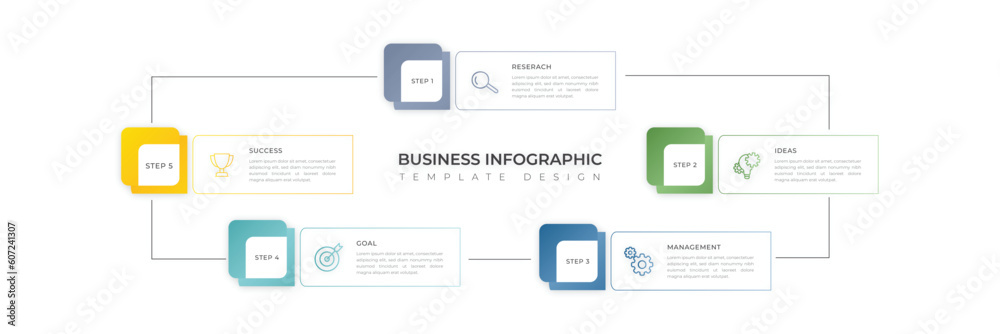 infographic business design template vector for infographic timeline ...