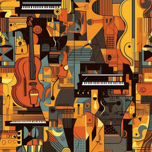Abstract Musical Instruments Art Free Stock Photo - Public Domain Pictures