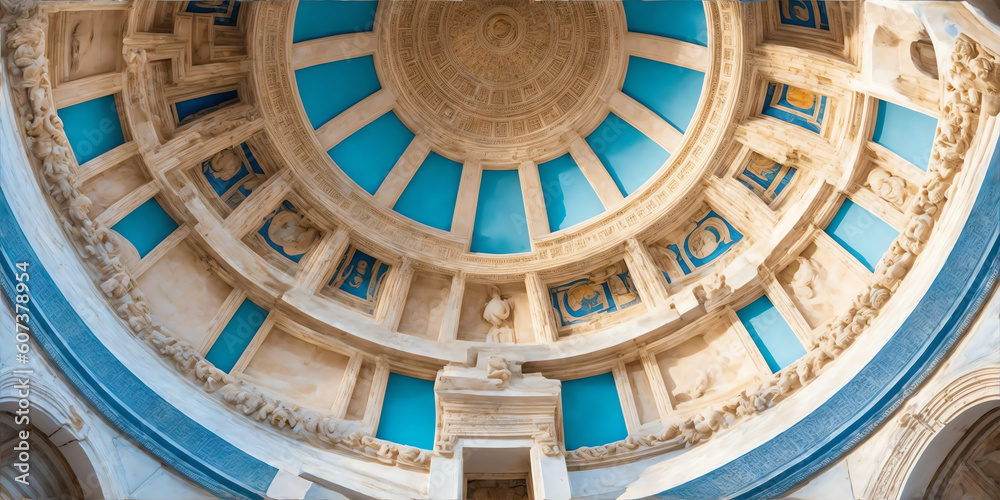 Greek architecture ceiling. Ancient greek sculpture photography from ...