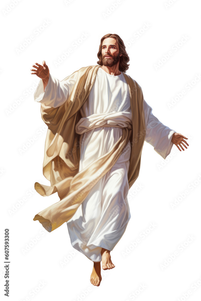 Jesus Christ with Transparent Background, Clip Art Illustration, AI ...