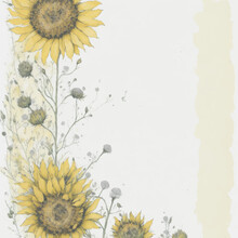 Yellow Roses Journal Page Art Free Stock Photo - Public Domain Pictures