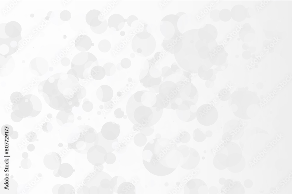 Light bokeh background. Simple gray backdrop. Vector illustration Stock ...