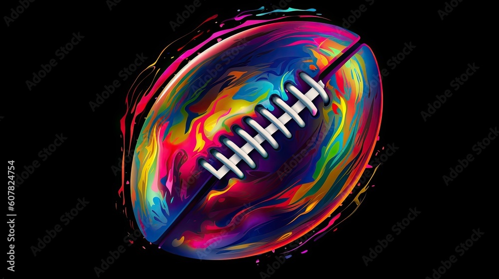 Man-made objects nfl ball, symbols of events, things that can be ...