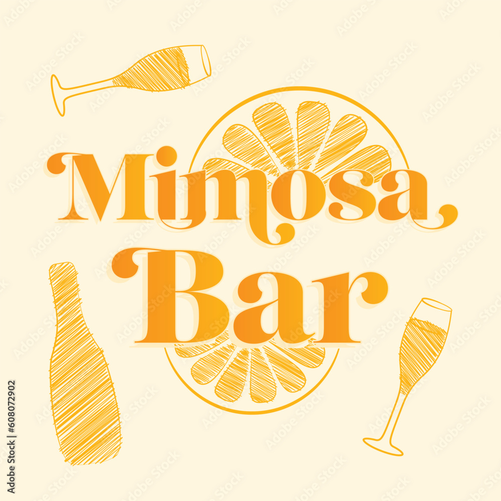 Mimosa Bar Sign, Mother's Day Mimosas, Mimosa Bar Sign, Father's Day ...