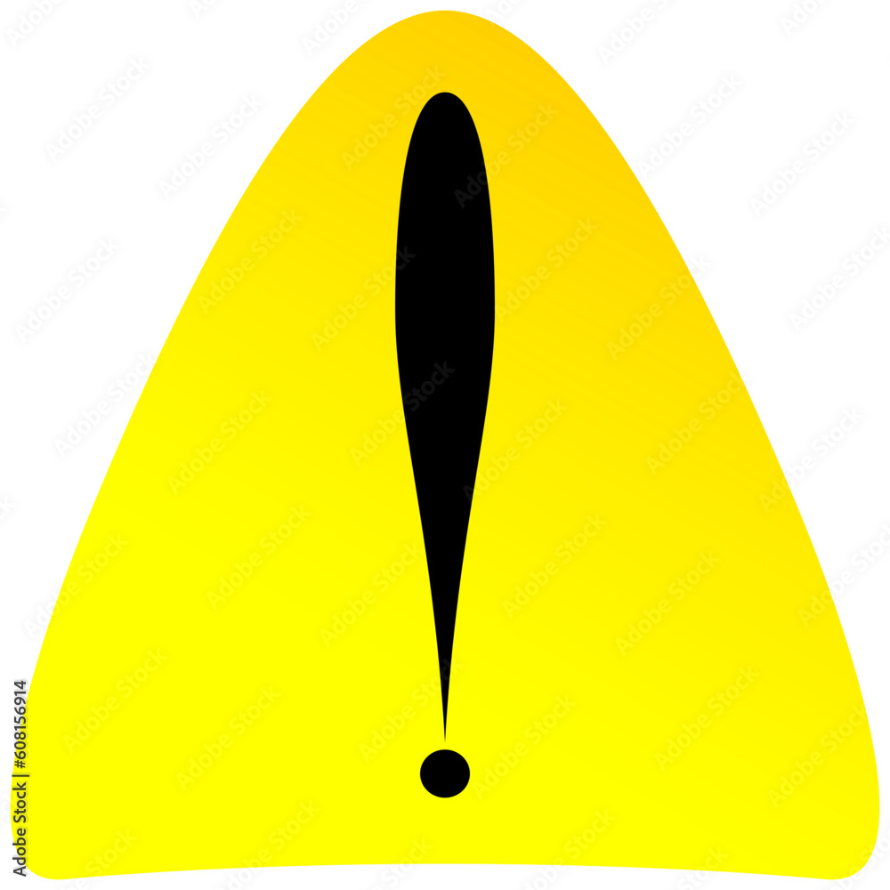 Vetor warning alert logo exclamation mark sign symbol banner design ...