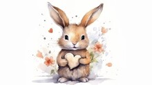 Bunny Valentine Free Stock Photo - Public Domain Pictures
