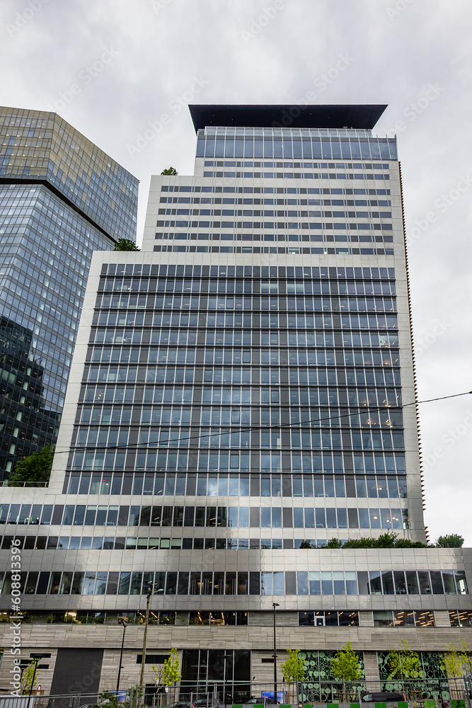 Modern architecture of Paris: Duo Towers (Tours Duo, 2022). French ...