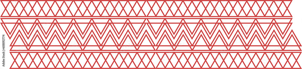 Digital png illustration of red pattern on transparent background Stock ...