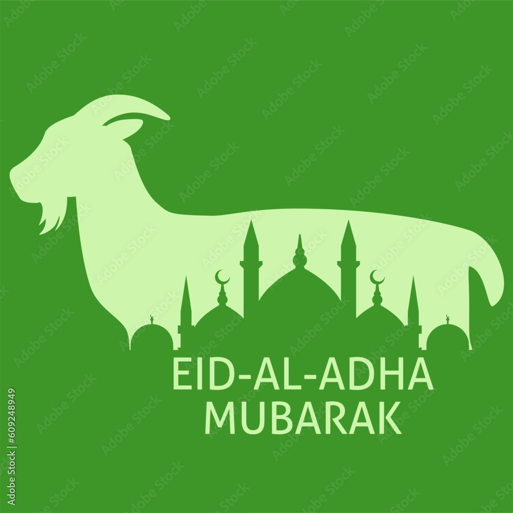 Eid al adha vector illustration for islam culture. Qurban design of ...
