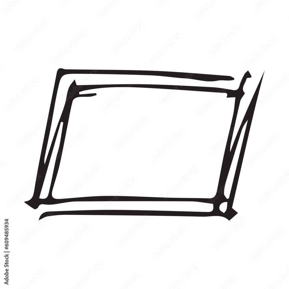 different types of doodle art drawn by hand. strikethrough. circle ...