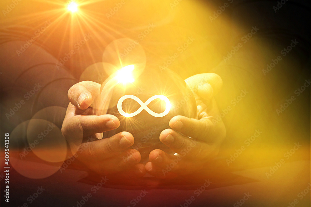 Infinity Mind Power Glass ball fortune teller, abundance , Lucky ...