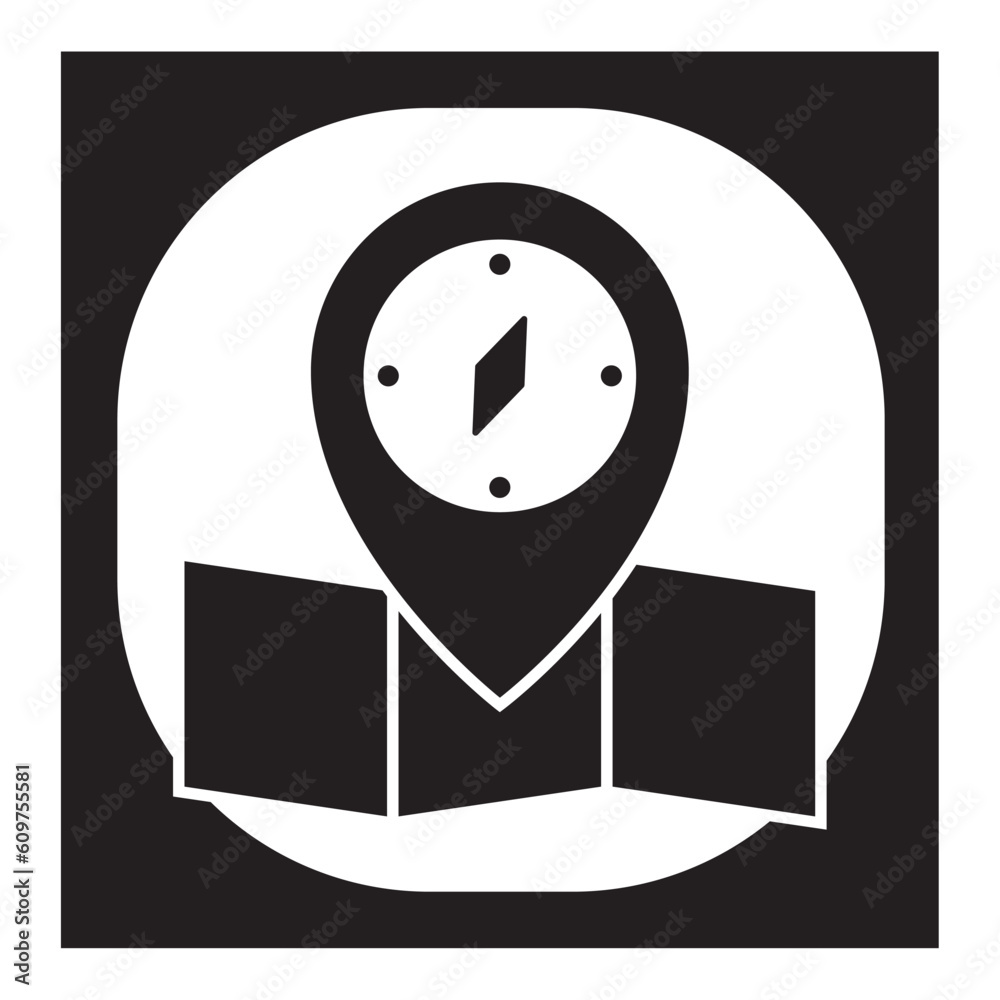 map icon png image with transparent background Stock Vector | Adobe Stock
