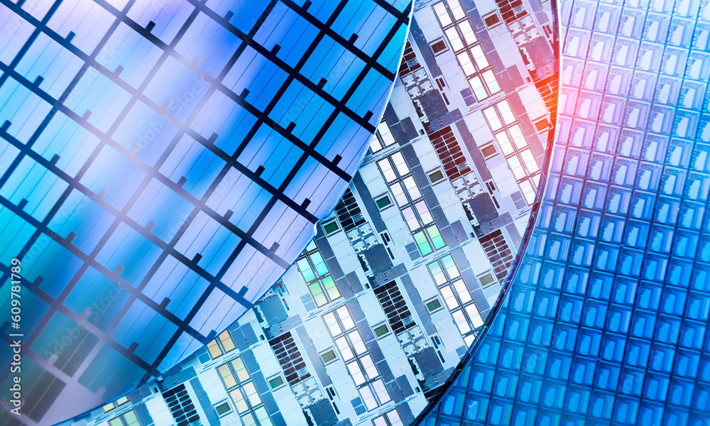 Silicon Wafers and Microcircuits of semiconductor material,used in ...