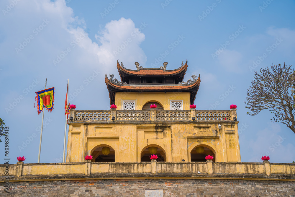 Panorama Central sector of Imperial Citadel of Thang Long,the cultural ...