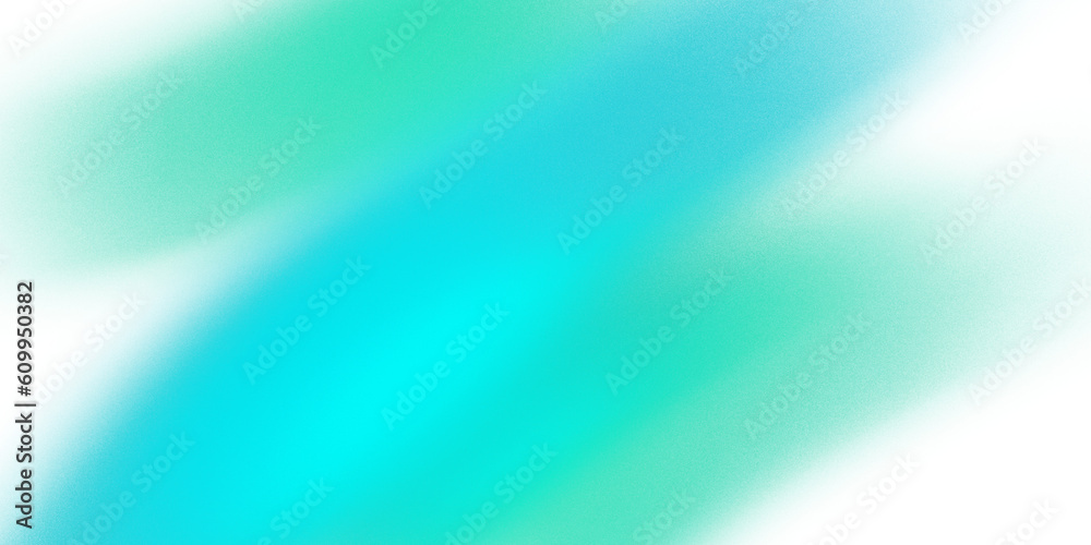 Abstract gradient background with grain texture. Light blue, aqua, teal ...