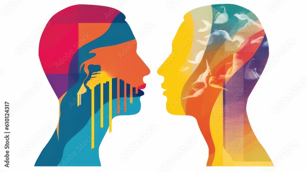 Verbal communication: Images depict people engaged in face-to-face or ...