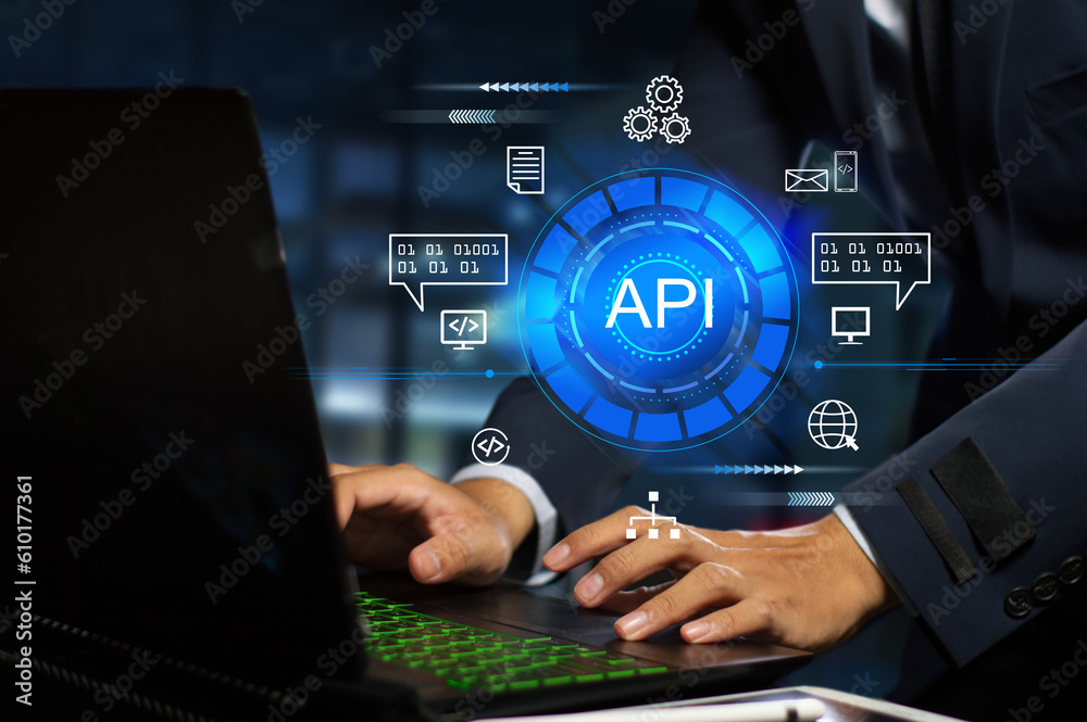 The API (application programming interface) provides the interface for communication between ...