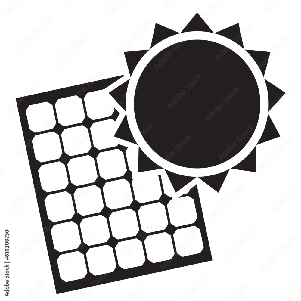 Solarzelle, Solar, Symbol, Icon, Grafik Stock Vector | Adobe Stock