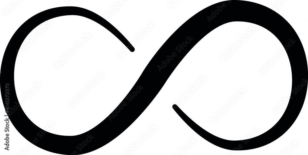 Infinity symbol SVG Cut File for Cricut and Silhouette, EPS Vector, PNG ...
