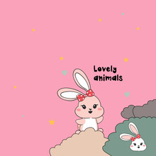 Valentine's Day Rabbits Free Stock Photo - Public Domain Pictures