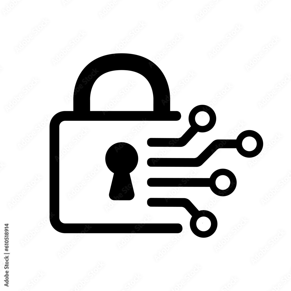Praca wektorowa bez tantiem: Digital key vector icon illustration ...