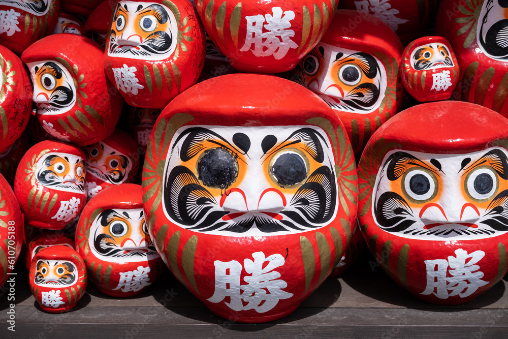 big size Daruma doll in Katsuoji Temple Stock Photo | Adobe Stock