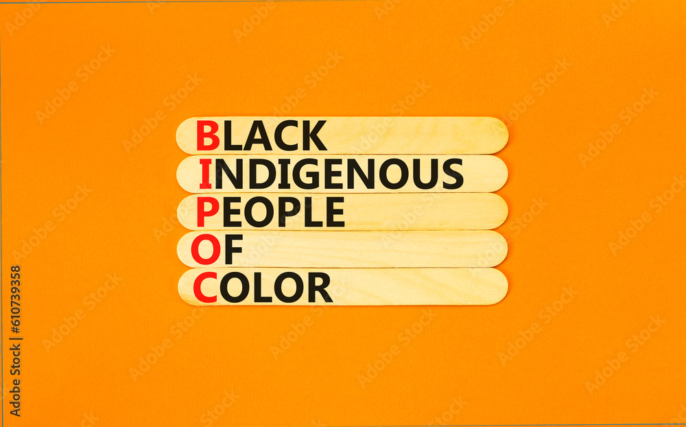 Photo Stock BIPOC black indigenous people of color symbol. Concept ...