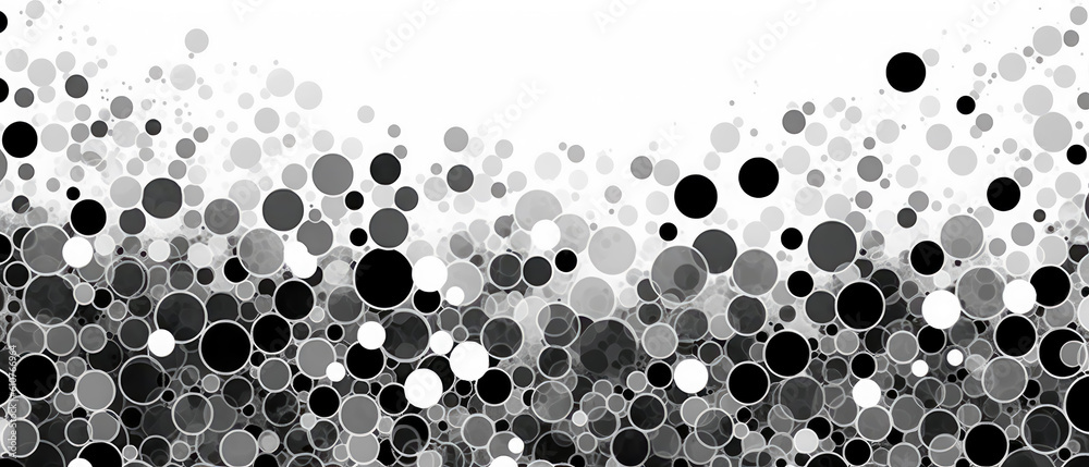 Black and white graphic pattern of straight lines with dots with light ...