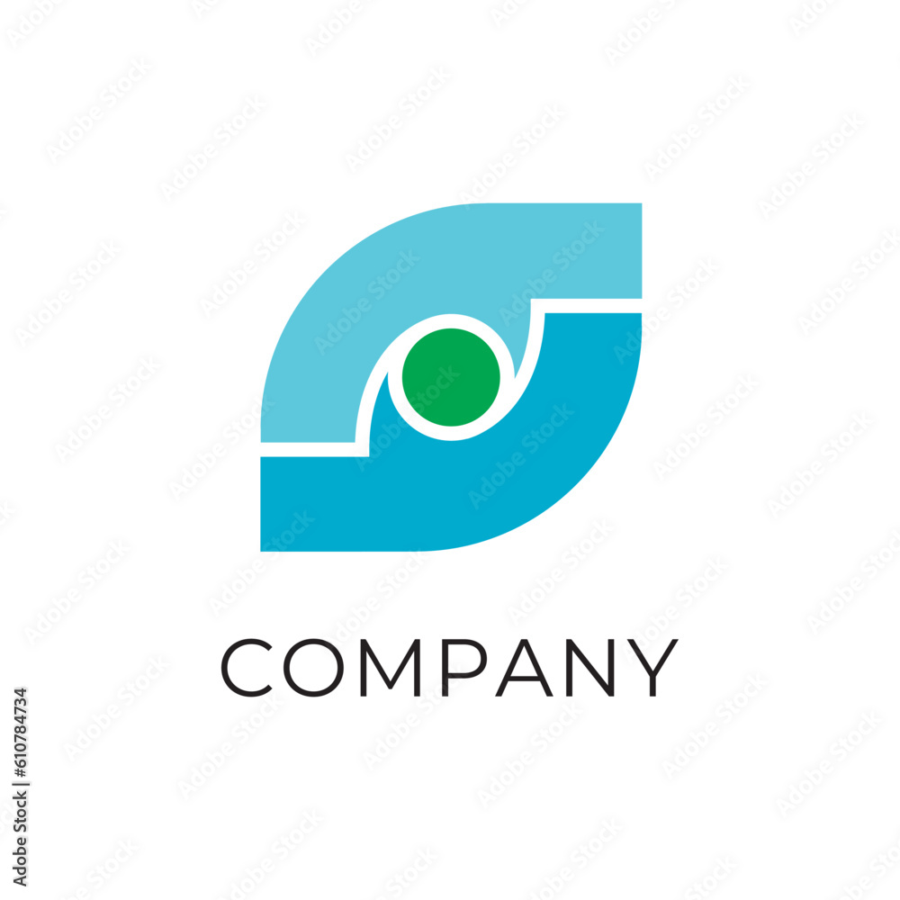 Vector de Stock Eye care optical innovative technology vision logo ...