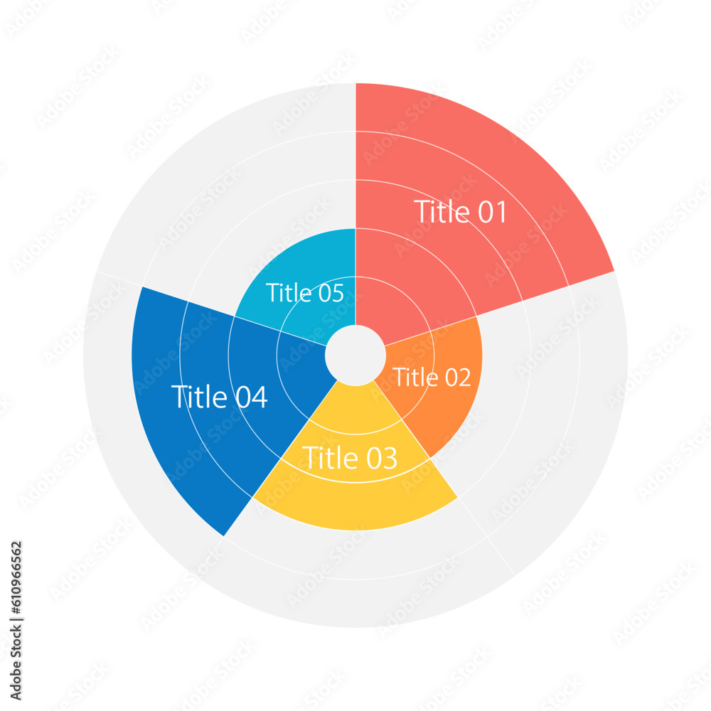 Brand products sales circle infographic design template. Commercial ...