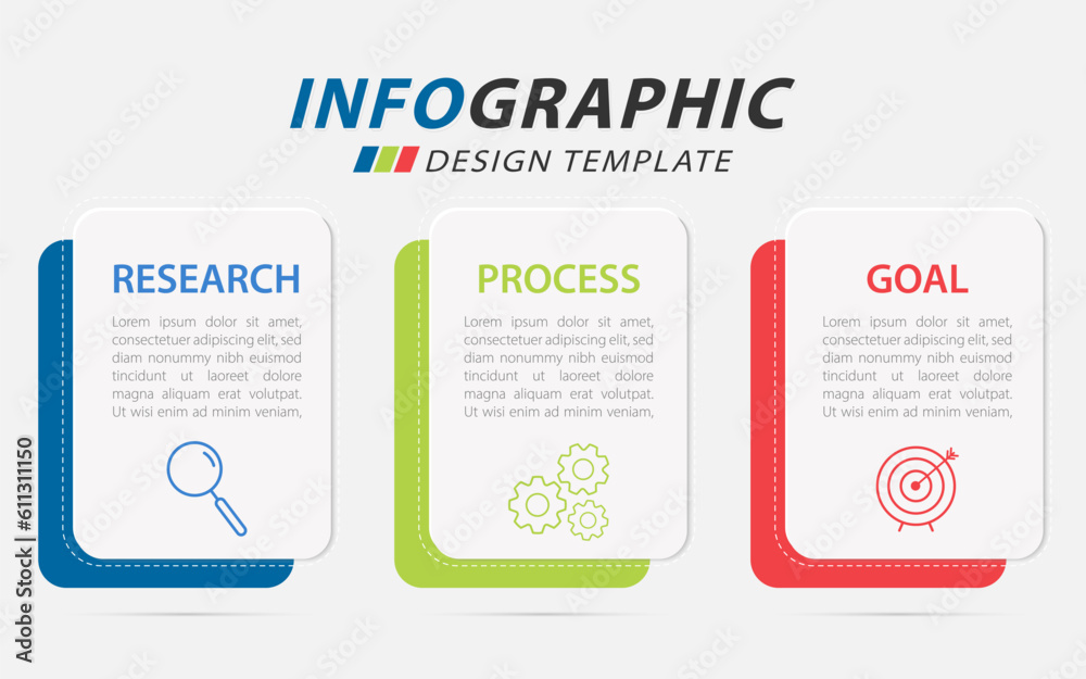 Timeline Creator infographic template. 3 Step timeline journey ...