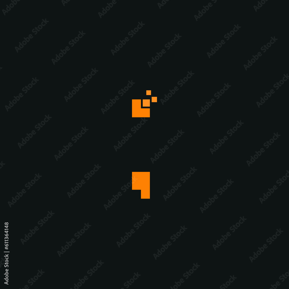 SEMICOLON LOGO DESIGN VECTOR Stock Vector | Adobe Stock