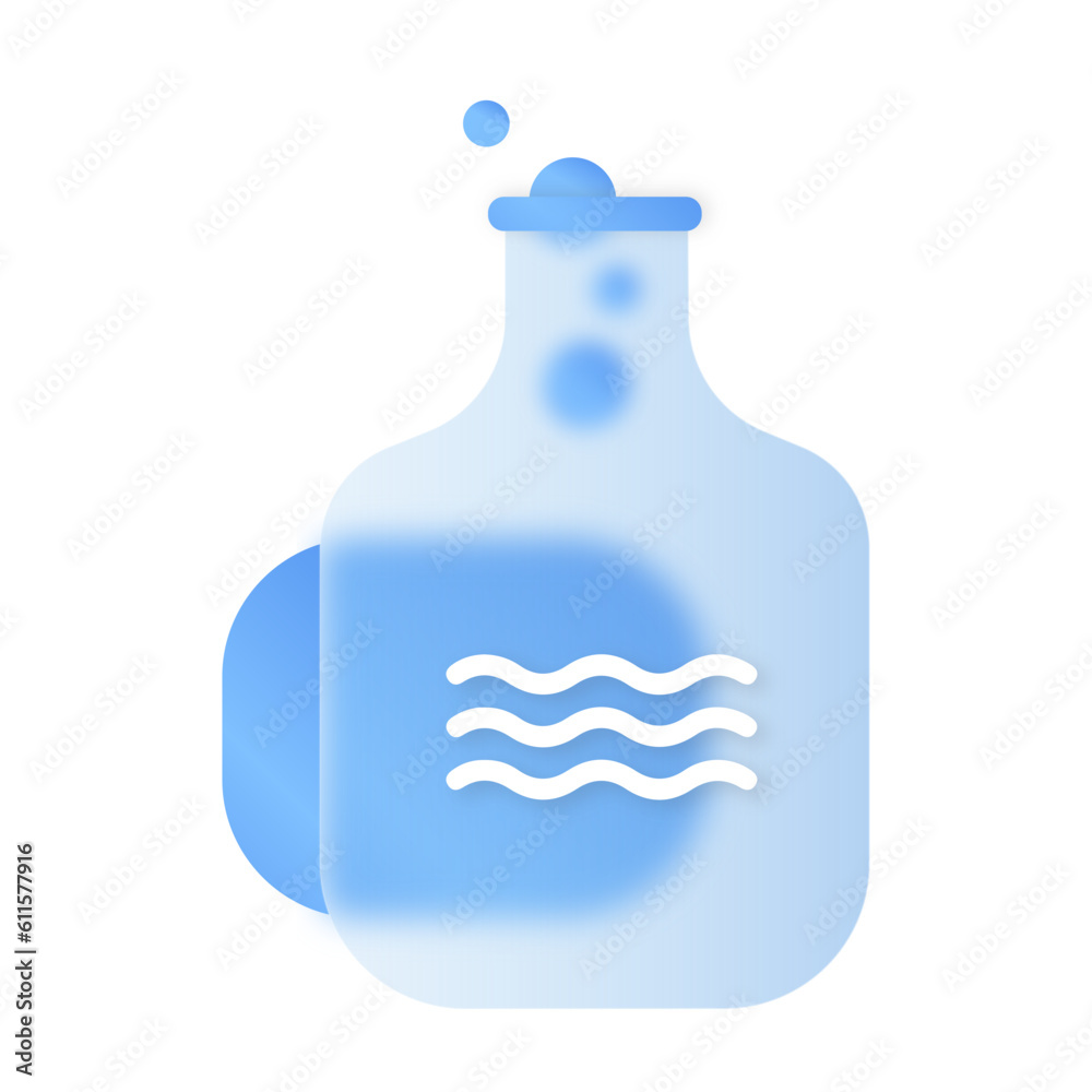 Lab Bottle Science Glassmorphism Icons and Symbol Png Svg Illustrator ...