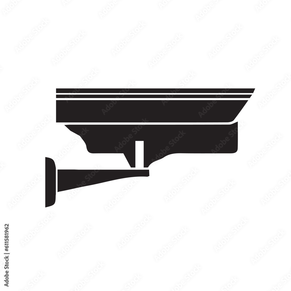 cc for isolated icons on cc tv in digital technology for safety Vector ...