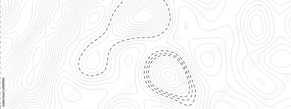 Black and white lines seamless Topographic map patterns, topography ...