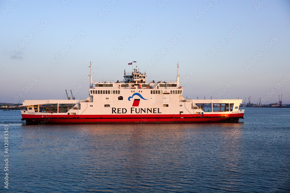 Southampton England 3 June 2023 - Red Funnel ferry link from Isle of ...