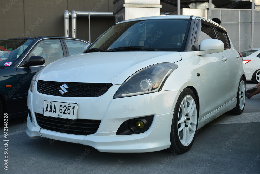 Suzuki swift at Sneaky mods car meet in Paranaque, Philippines Stock ...