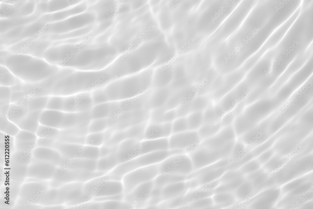 Abstract white transparent water shadow surface texture natural ripple ...