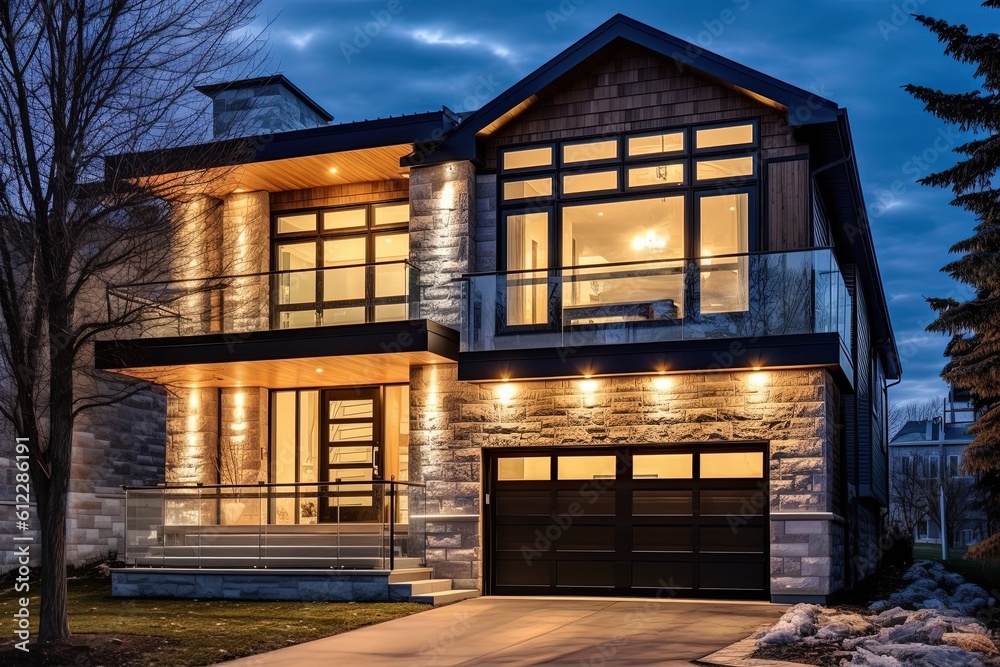 Stock-Illustration „Cutting-Edge Architecture and High-End Features of ...