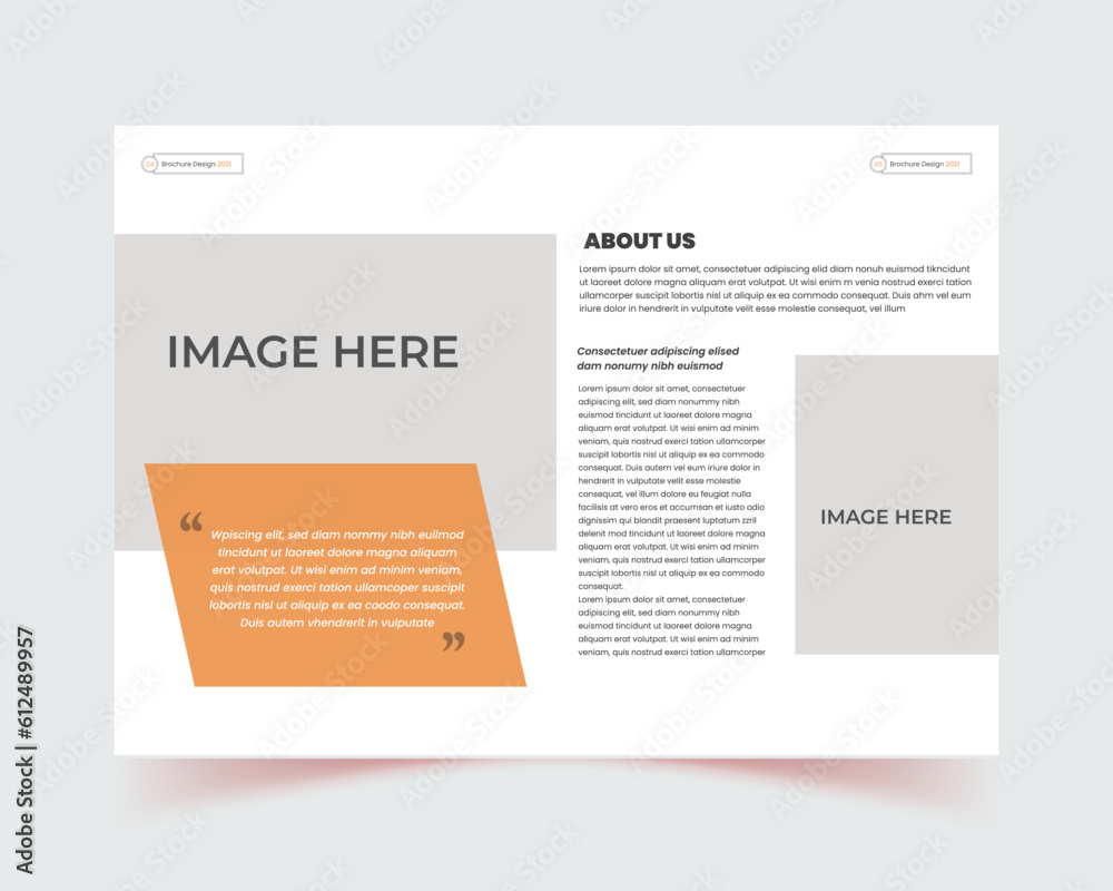 corporate company profile brochure, vector design, webinar banner ...