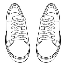 Vintage Drawing Of Shoes 1 Free Stock Photo - Public Domain Pictures