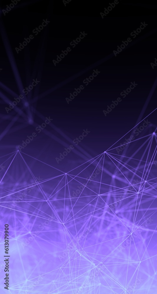 Purple blue gradient vertical web banner background. Fantasy abstract technology, engineering ...