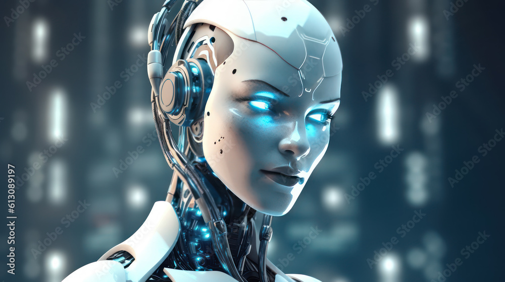 Robot demonstrating a realistic software monitoring system, an ...