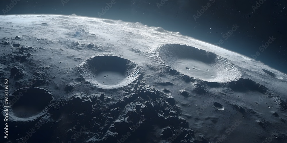 Extremely detailed Extreme closeup, unreal imagination with Moon, boca ...