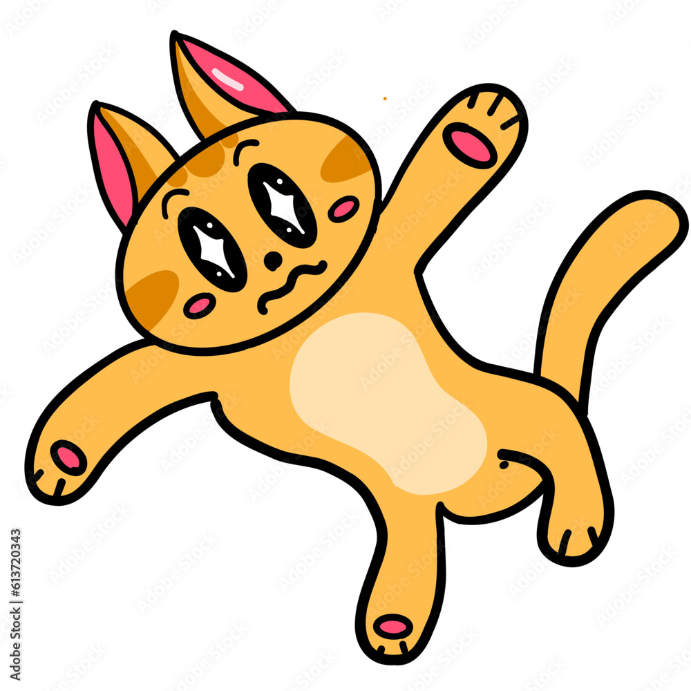 cat, kitten, cute, vector, fur, pet, smile, adorable, feline, funny ...