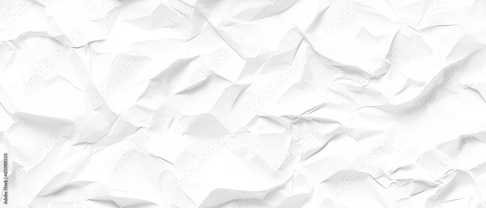 white crumpled paper background texture pattern overlay Stock ...