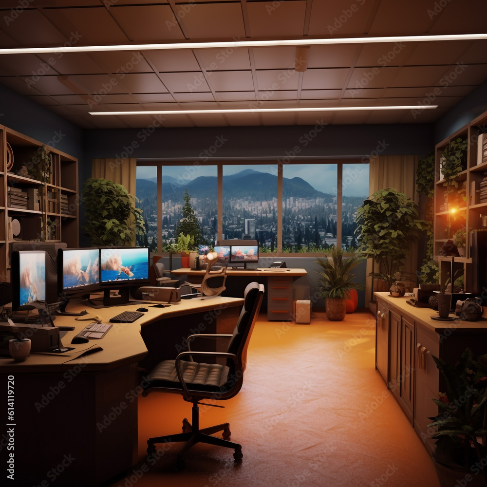 blue dragon an office background image for zoom and skype calls HD ...